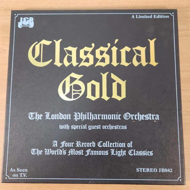 VINYL CLASSICAL GOLD The London Philharmonic Orchestra X 4 Records 12 ...