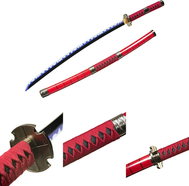 41& ONE PIECE Roronoa Zoro Sandai Kitetsu Katana Samurai Sword Cosplay ...