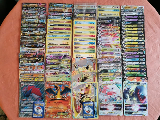 +100 POKEMON JUMBO OVERSIZED cards complete collection MASTER SET tcg ...