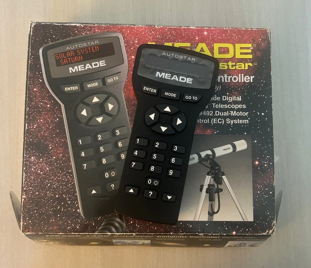 MEADE 495 AUTOSTAR Computer Controller Handbox for Digital Electronic ...