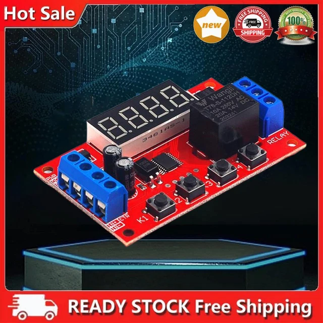 12V TIMER CONTROL Switch Module Delay Trigger Switch Relay Module Programmable £5.63 - PicClick UK