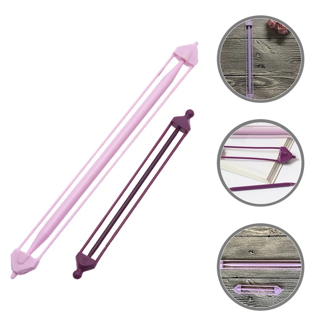 2 PCS KNITTING Protectors Stitch Crochet Markers Anti-Off £7.99 ...