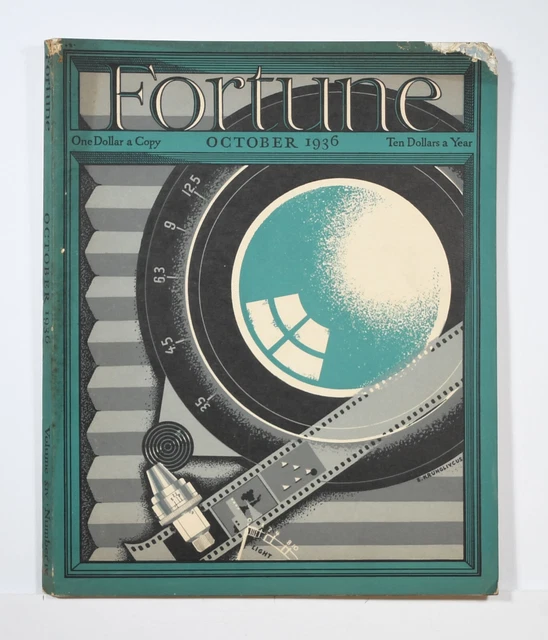 FORTUNE MAGAZINE OCTOBER 1936 Vol XIV Number 4 £8.23 - PicClick UK