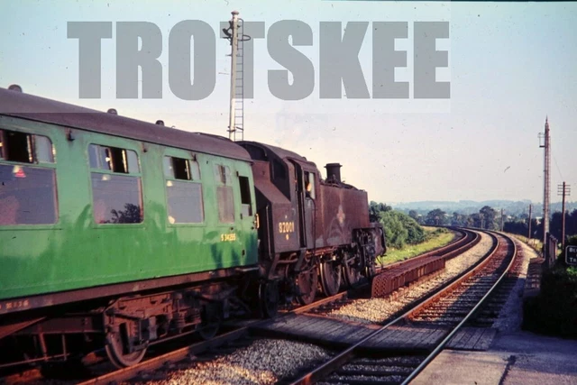 35MM SLIDE BR British Railways Steam Loco 82001 Class BR3 Bitton c1965 ...