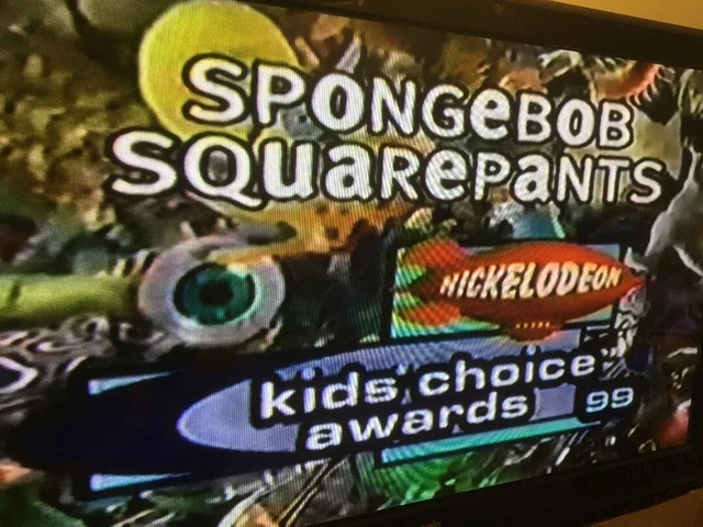 KIDS CHOICE AWARDS 1999 Spongebob Squarepants Nickelodeon KCA VHS £23. ...