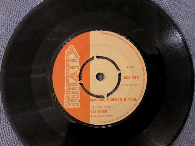 KEN (BOOTHE) & Bibi (Seaton) "Marcus Norman & Paul" Uk 1971 Ska Reggae ...