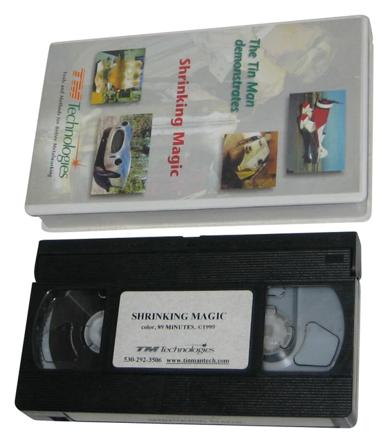 THE TIN MAN Demonstrates Shrinking Magic VHS Tape - (Tools & Methods ...