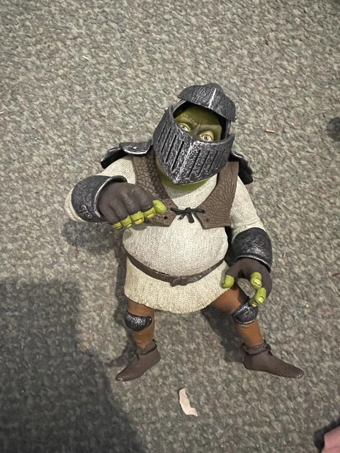 SHREK SHREK (DRAGON Battlin') 6" Poseable McFarlane Figure 2001 £21.50 ...