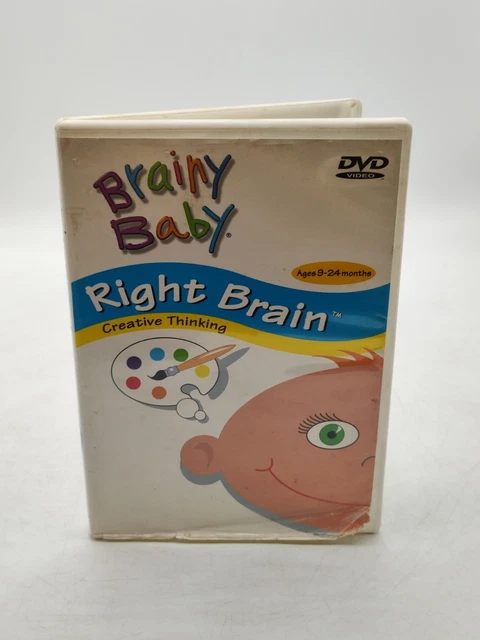 BRAINY BABY - Right Brain-Creative Thinking- Ages 9-24 Months (2003 DVD ...