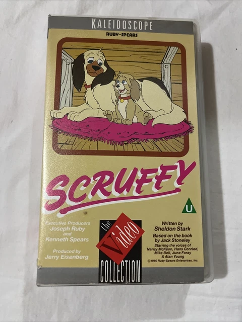 SCRUFFY VHS KALEIDOSCOPE The Video Collection 1986 Used Retro Children ...