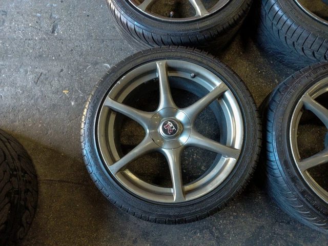 NISSAN SKYLINE GT-R R34 OEM Wheels Rims Set Kit OEM JDM BNR34 GTR Nismo ...