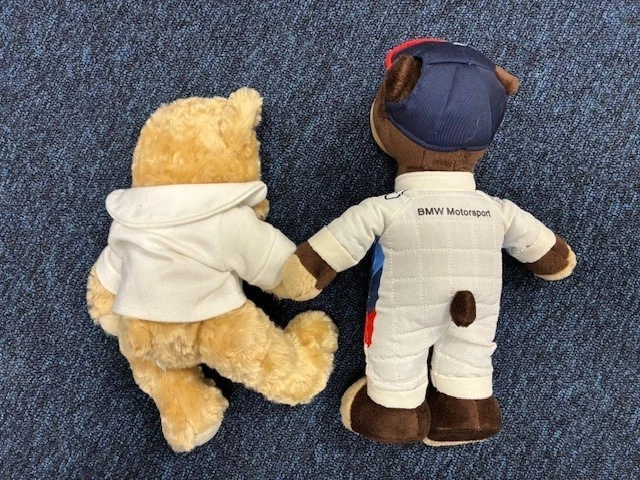 BMW MOTORSPORT AND honda Bear Soft Teddy Plush Toy £1.13 - PicClick UK