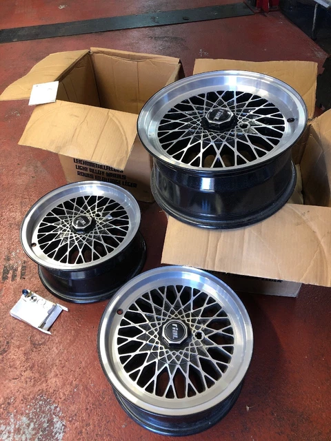 RARE NOS RIAL Mesh Alloy Wheels 7.5 X 16 5x112 Mercedes AMG - Never ...