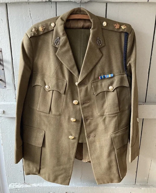 WW2 BRITISH OFFICERS Uniform £75.00 - PicClick UK