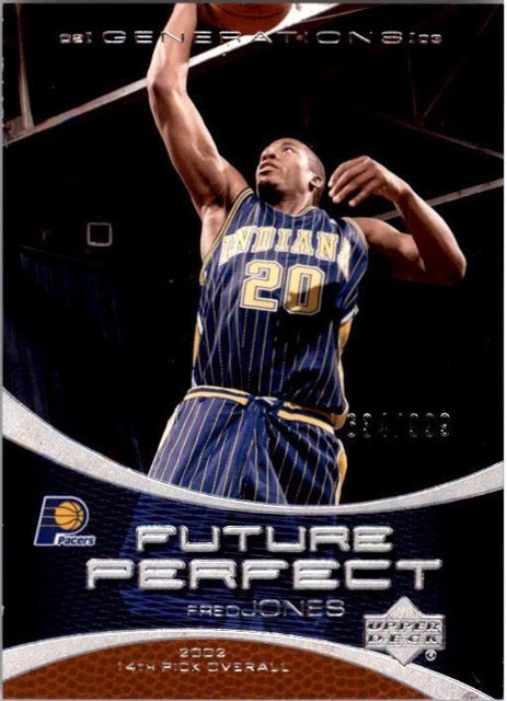 2002-03 UPPER DECK Generations Pacers Basketball Card #64 Fred Jones ...