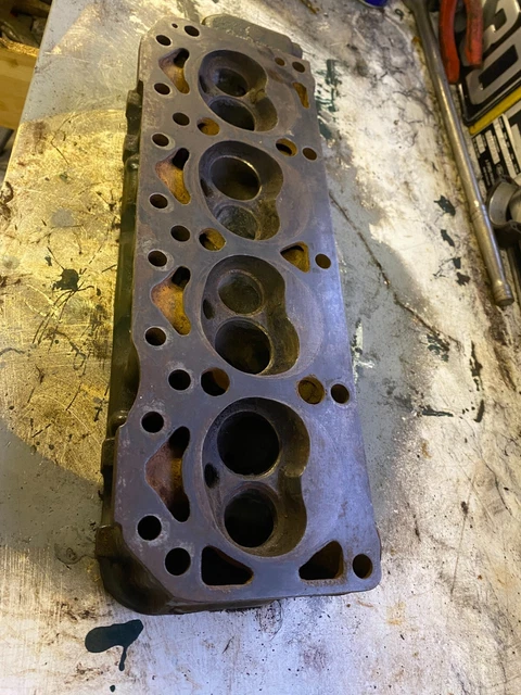 GENUINE EARLY FORD Cortina MK1 GT Cylinder head Pre cross flow £150.00 ...