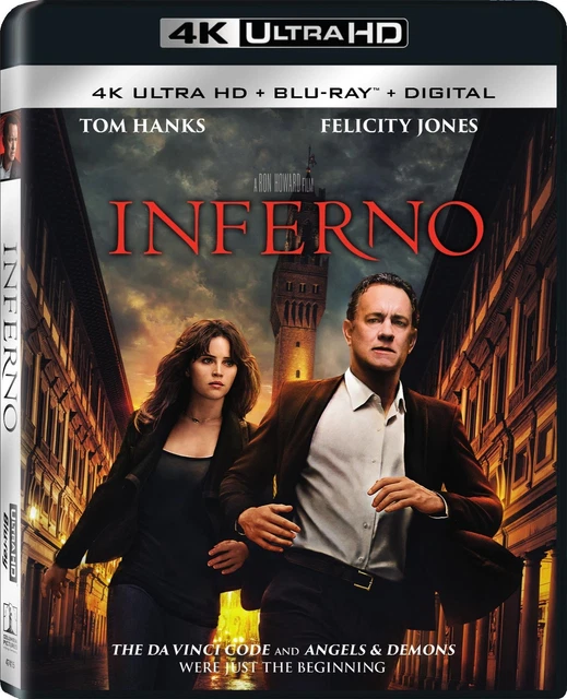 INFERNO (BLU-RAY) TOM Hanks Felicity Jones Irrfan Khan Omar Sy Ben ...