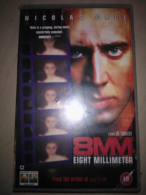 VHS VIDEO TAPE Film Movie 8MM Nicolas Cage Demonstration Shop Sample ...