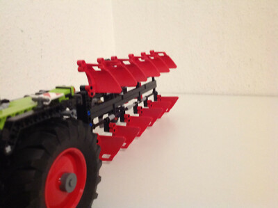 LEGO TECHNIC/TECHNIQUE 6-SQUART Full Rotary Plow for Tractor Claas ...
