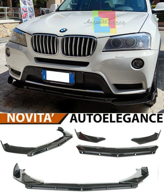 BMW X3 F25 Front Bumper Splitter Gloss Black Look Rs Tuning - 3P - EUR ...
