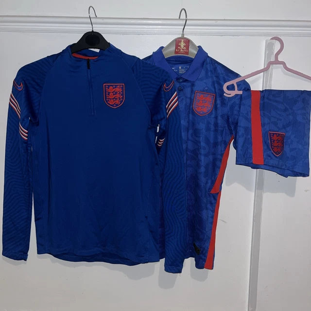 ENGLAND AWAY KIT Bundle - Full Kit Harry Kane & Training Tech Top - XL ...