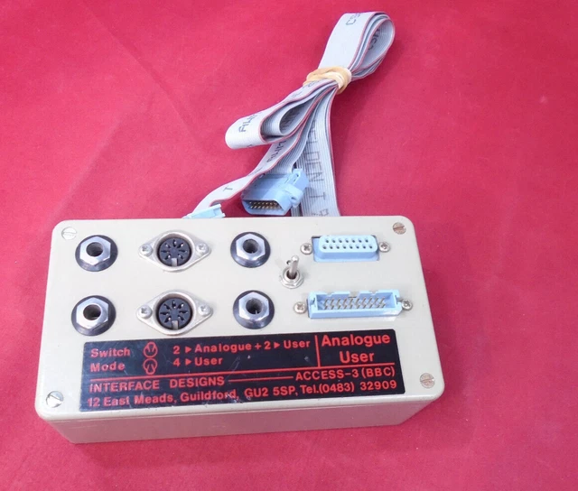 INTERFACE MODÈLES ACORN BBC Utilisateur & Analogique Port Interface ...