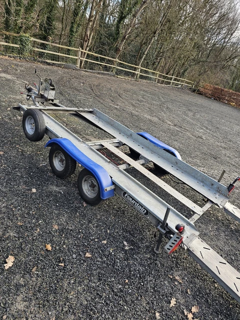 SMALL CAR TRANSPORTER Trailer Twin Axle £1,230.72 - PicClick UK