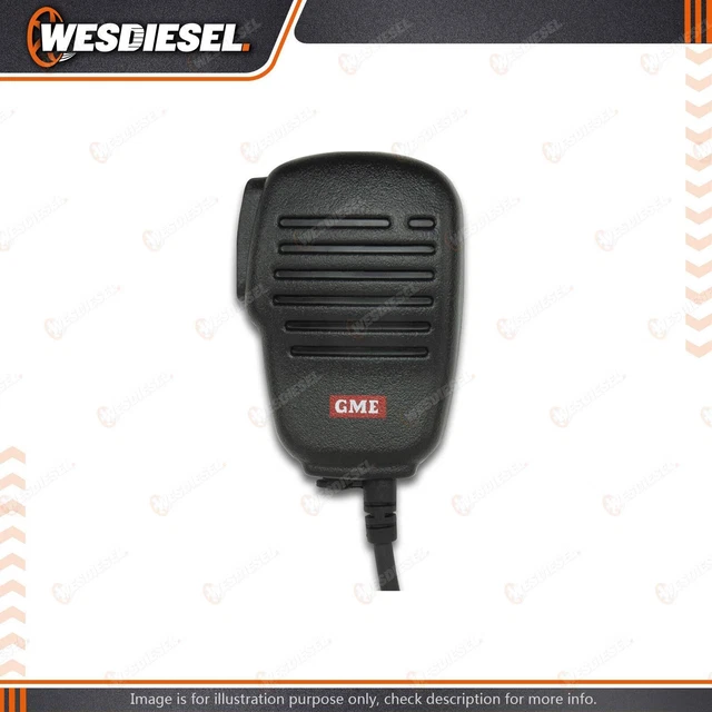 GME COMPACT SPEAKER Microphone MC005 - Suit Radio TX670/TX680/TX6100 ...