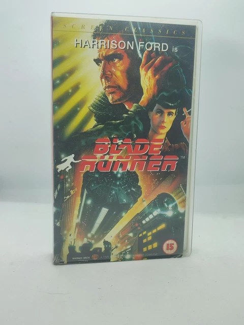 BLADE RUNNER, STARRING Harrison Ford On VHS Video Cassette Tape £7.99 ...