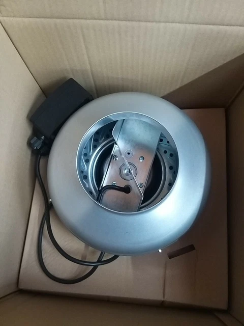 ENVIROVENT 250MM INLINE Extractor Duct Fan Centrifugal Blower EV-ILM ...