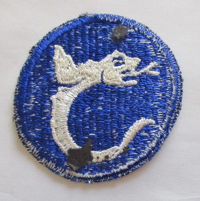 ORIGINAL WW2 130TH GHOST / PHANTOM INFANTRY DIVISION US ARMY PATCH Cut ...