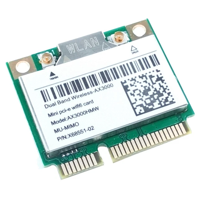 AX200 AX3000HMW Card PCI-E WiFi 6 Adapter 2.4G/5G Bluetooth 5.1 ...