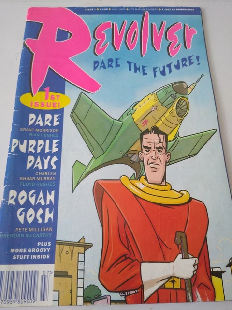 REVOLVER COMIC 1 Legendary First Issue 1990 Dan Dare Hendrix 2000AD ...