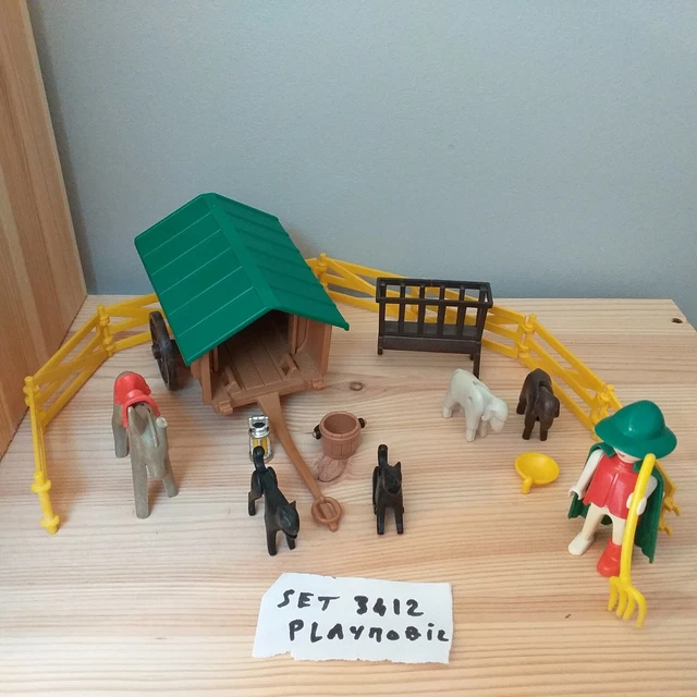 PLAYMOBIL 3412 LE Berger Et Ses Moutons De 1985 Vintage Incomplet EUR ...