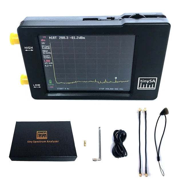 HANDHELD SPECTRUM-ANALYZER 2.8 Touch Screen Tiny Spectrum Analyzer RF ...