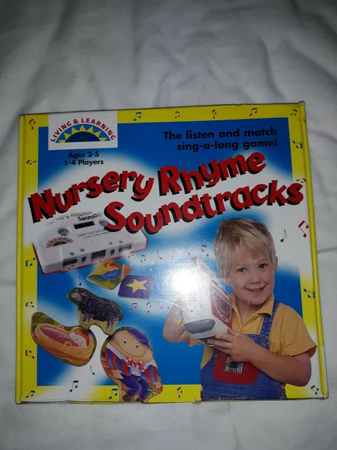 LIVING LEARNING NURSERY Rhyme Soundtrack Sing-A-Long Game Cassette ...
