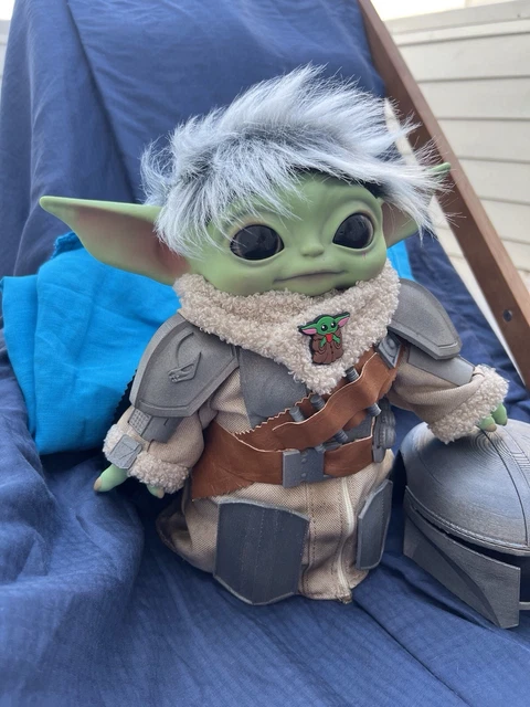 BABY YODA, THE Child, Grogu Custom Made Mando armor Star Wars Rare Item ...