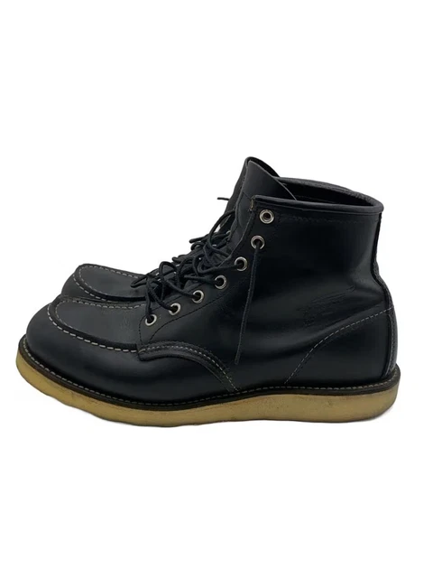 RED WING LACE-UP Boots Leather 8179 Sole Wear US9 Black £336.33 ...