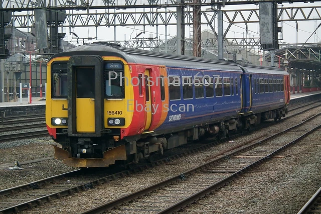 CLASS 156 156410, 2 car DMU, in East Midlands Trains at Crewe £0.75 ...