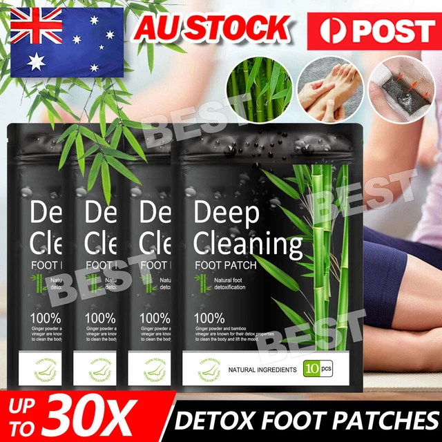 10-30 PACK DETOX Foot Patches Pads Natural plant Toxin Removal Sticky ...