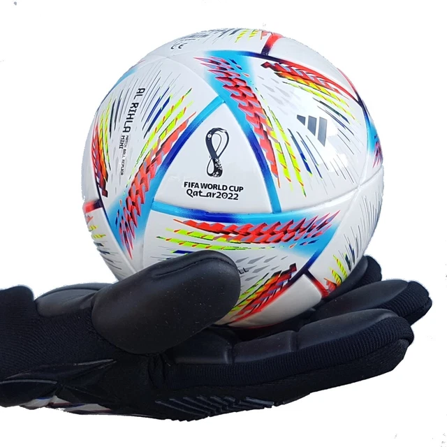ADIDAS AL RIHLA miniball Mondiali 2022 Qatar bianco/pantone [H57793 ...