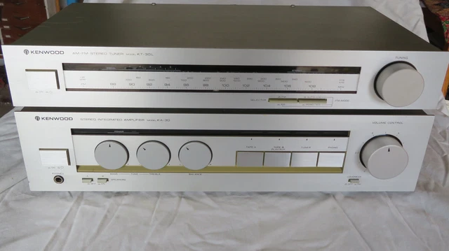 AMPLI KENWOOD KA-30, er son tuner KT-30L en cadeau EUR 59,00 - PicClick FR