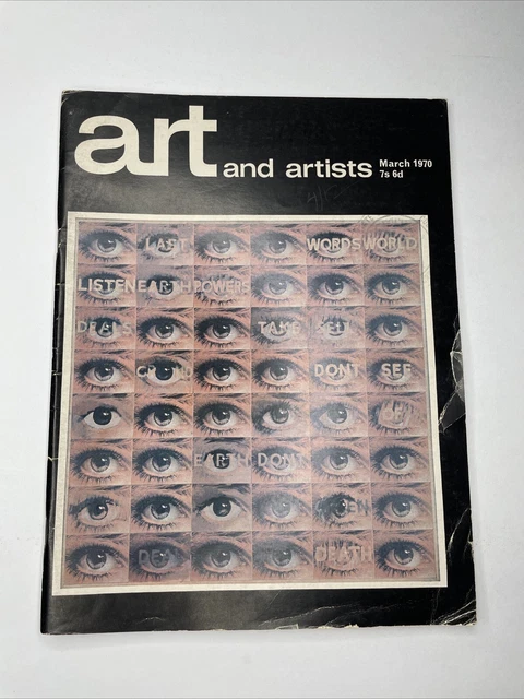 VINTAGE RARE ART and Artists Magazine March 1970 Vol 4 #12 $50.00 ...