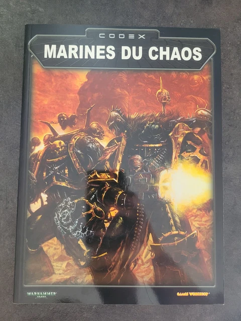 CODEX MARINES DU CHAOS - V3 Edition 2 - VF WARHAMMER 40K - Games ...