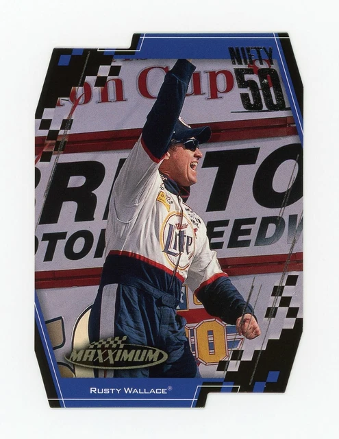CARTE D'INSERTION COUPE matrice Rusty Wallace 2000 Maxx Maxximum Nifty ...