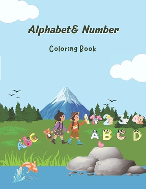 ALPHABET & NUMBER coloring book: Fun with Phonics by Anil Nakrani ...