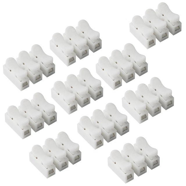 PRESS TYPE CONNECTION Terminal CH-3 Wire Connector LED Lamp Quick ...