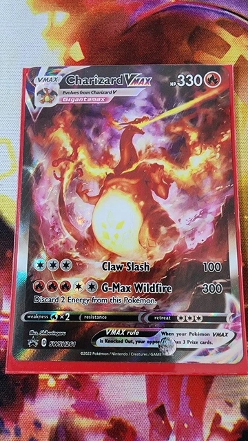 POKÉMON GCC CHARIZARD VMAX SWSH Black Star Promozioni SWSH261 Olo EUR ...