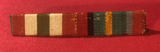 WW2 BRITISH MEDAL Ribbons Italy & Pacific Stars Bar Army Military EUR 4 ...
