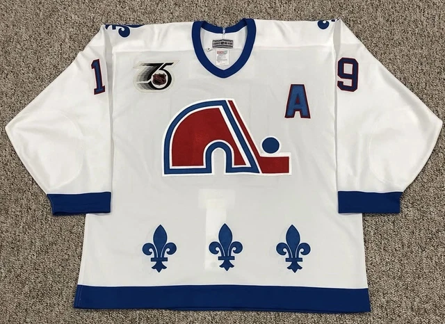 QUEBEC NORDIQUES JOE Sakic 91-92 CCM Hockey Jersey Sz 52 $889.01 ...